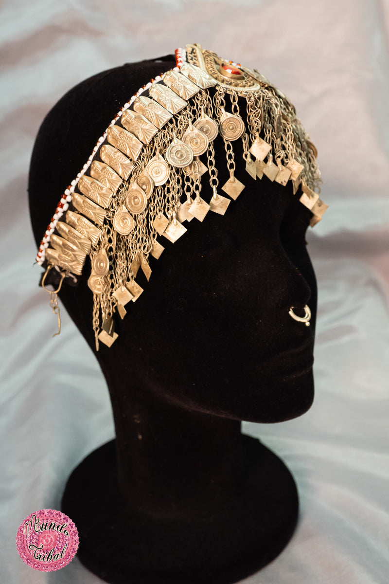 TOCADO TRIBAL PLATEADO